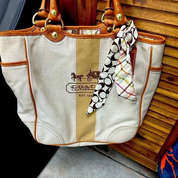 Coach | Bags | Coach Canvas Tote | Poshmark